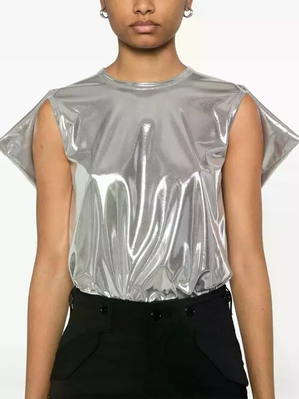 Junya Watanabe Metallic-finish T-shirt