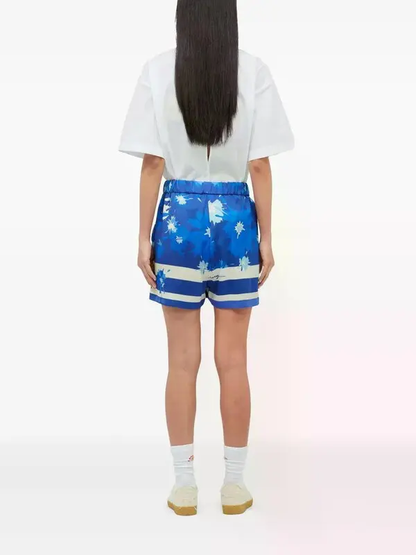 MSGM Printed Thigh-length Shorts
