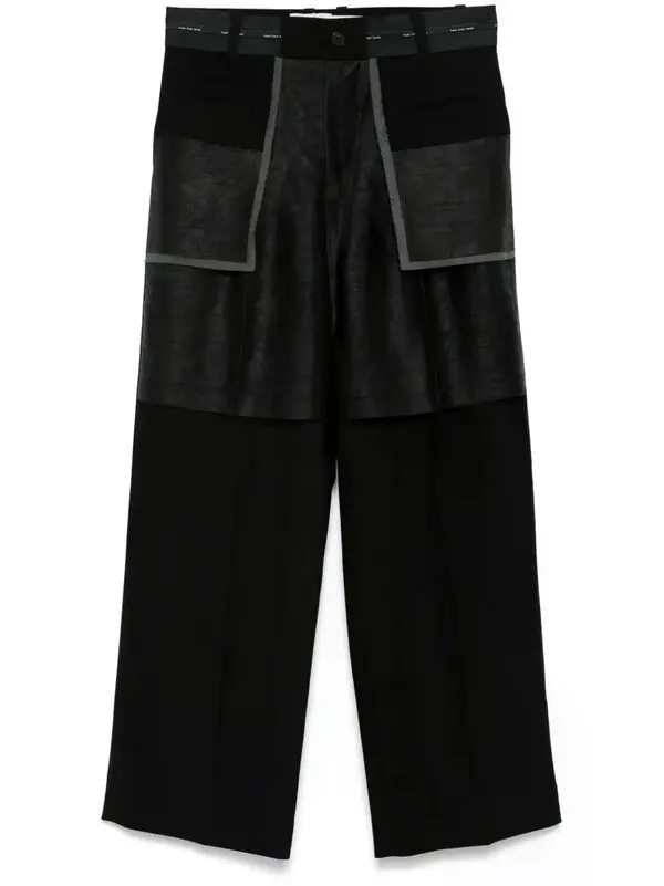 FENG CHEN WANG Patchwork Trousers
