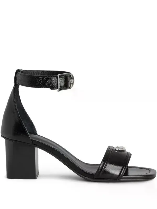 Zadig&Voltaire 63mm Caprese Wing Sandals - Black