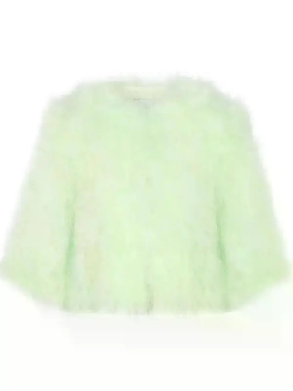 YVES SALOMON Feather Jacket - Green