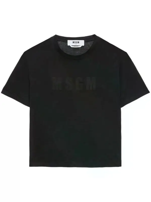 MSGM Logo-print T-shirt