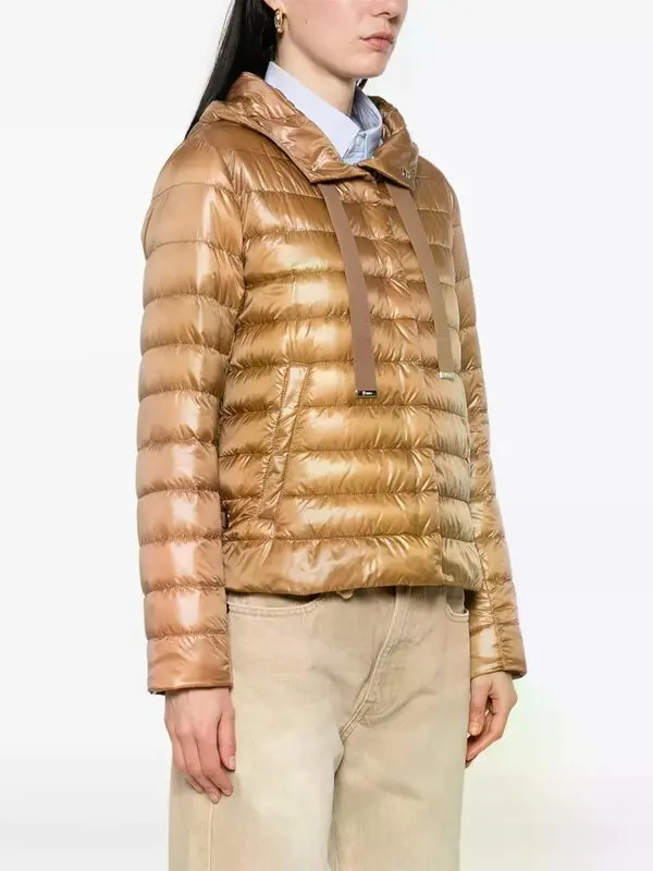Herno Hooded Puffer Jacket - Brown