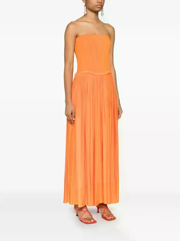 ted baker green halter dress Bold Bloom Pleated Halter Neck Midi Dress | Scotlia