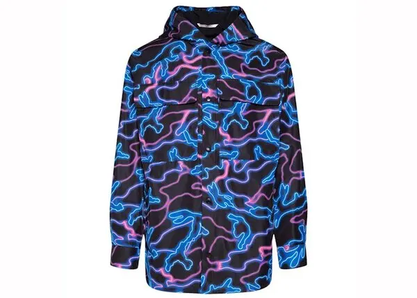 Valentino Garavani Printed Hooded Jacket