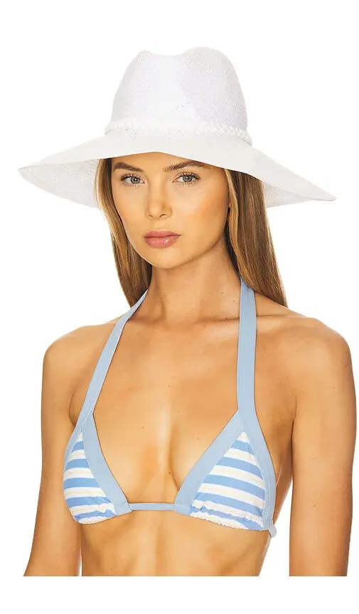 NIKKI BEACH Ashtin Fedora - White