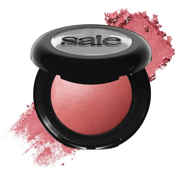 SAIE Supersuede Radiant Talc-free Baked Powder Blush - Mia