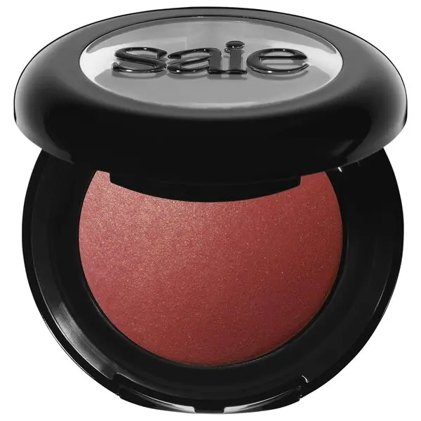 SAIE Supersuede Radiant Talc-free Baked Powder Blush - Vino