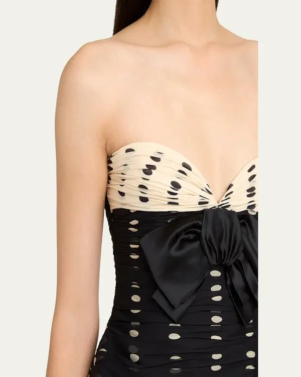 Valentino Garavani Polka Dot Bustier