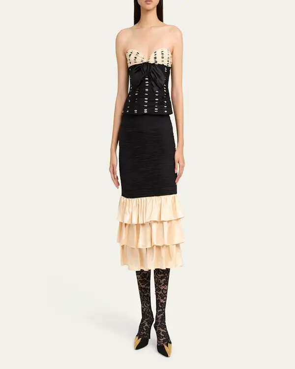 Valentino Garavani Polka Dot Bustier