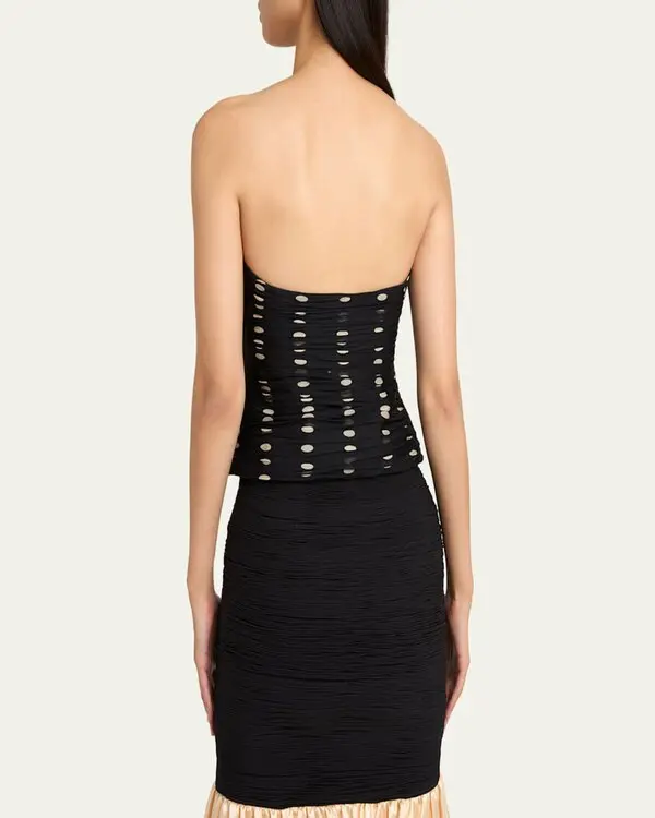 Valentino Garavani Polka Dot Bustier