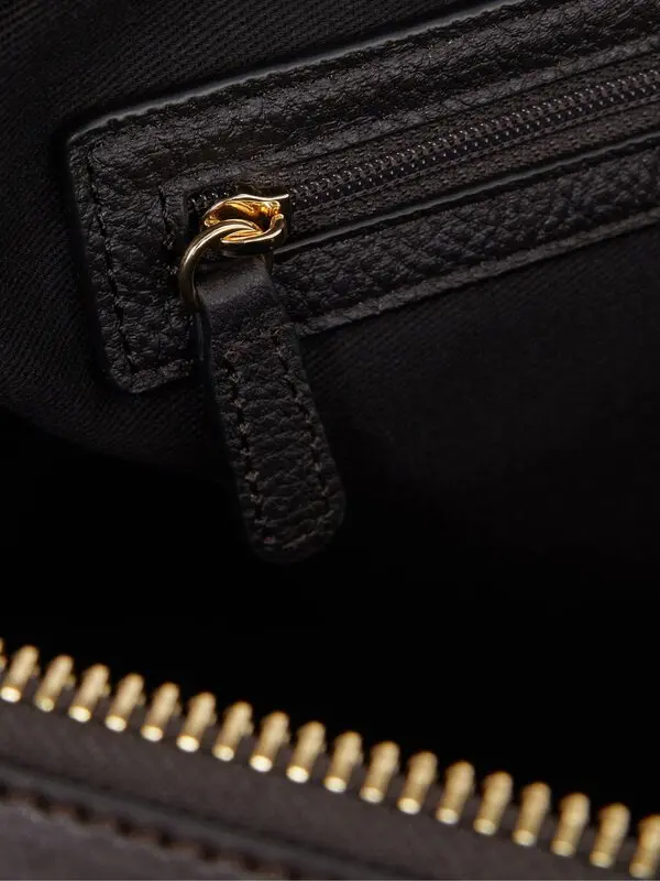 REISS Carter Leather Holdall