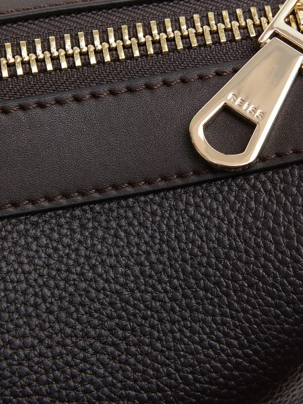 REISS Carter Leather Holdall
