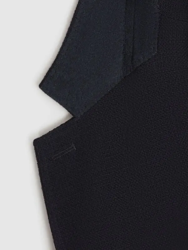REISS Attire Slim Fit Textured Wool Blend Blazer