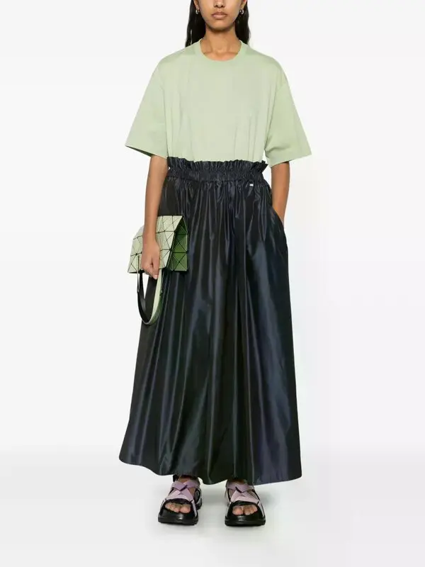 Herno Taffeta Maxi Skirt - Blue
