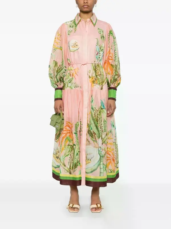 papaya shirt dress T-shirt Midi Dress- Papaya XL