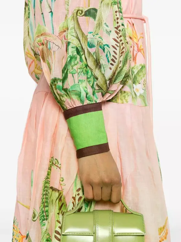 papaya shirt dress Florence Sleeveless Shirt Dress