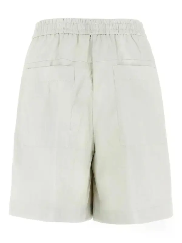 NUDE Leather-effect Bermuda Shorts