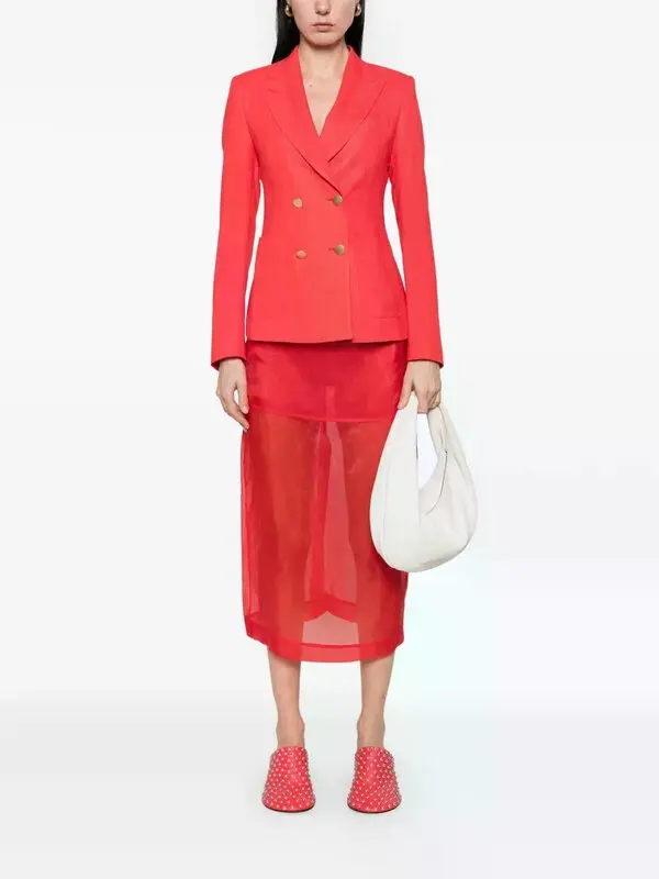 Tagliatore Double-breasted Blazer - Red