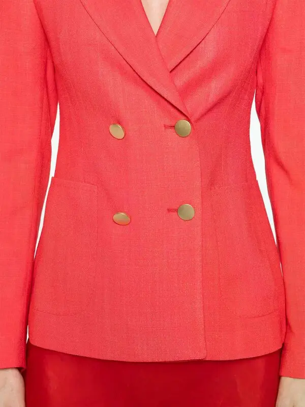 Tagliatore Double-breasted Blazer - Red