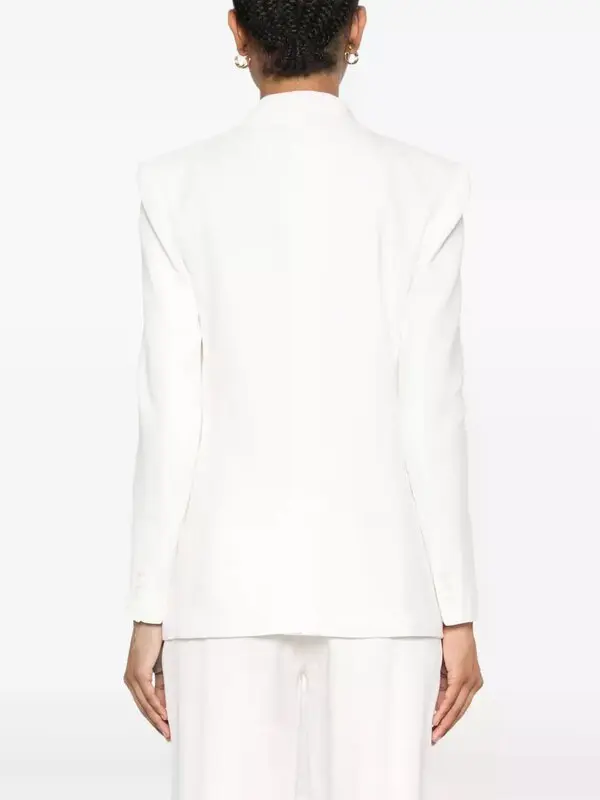 Elisabetta Franchi Double-breasted Blazer - White