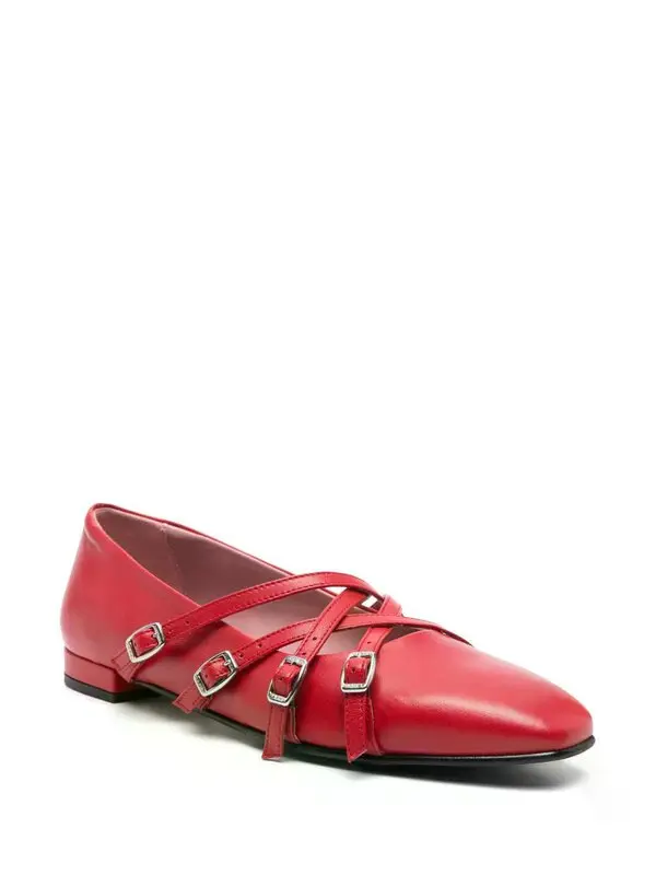 CAREL Eloise Ballet Flats - Red