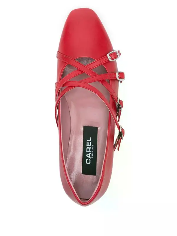CAREL Eloise Ballet Flats - Red