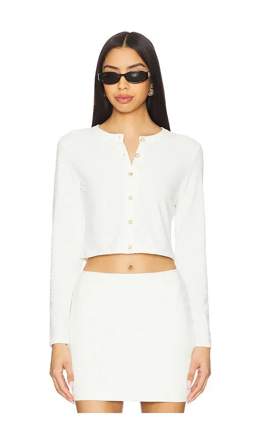LA PORTE Lauren Swim Cardigan - Cloud