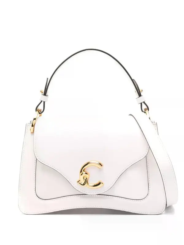 COCCINELLE Small C-me Crossbody Bag - White