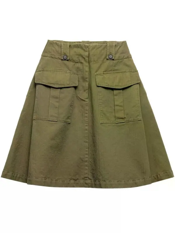Prada Cotton Midi Skirt