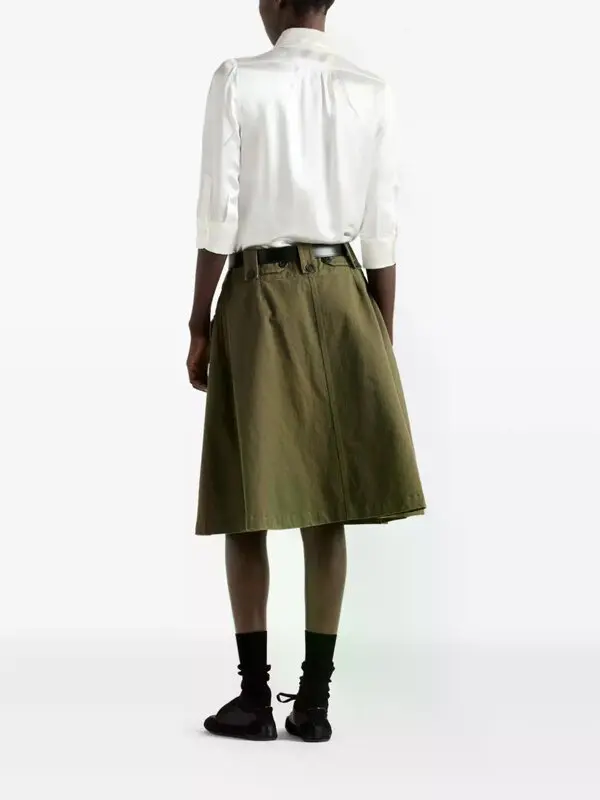 Prada Cotton Midi Skirt
