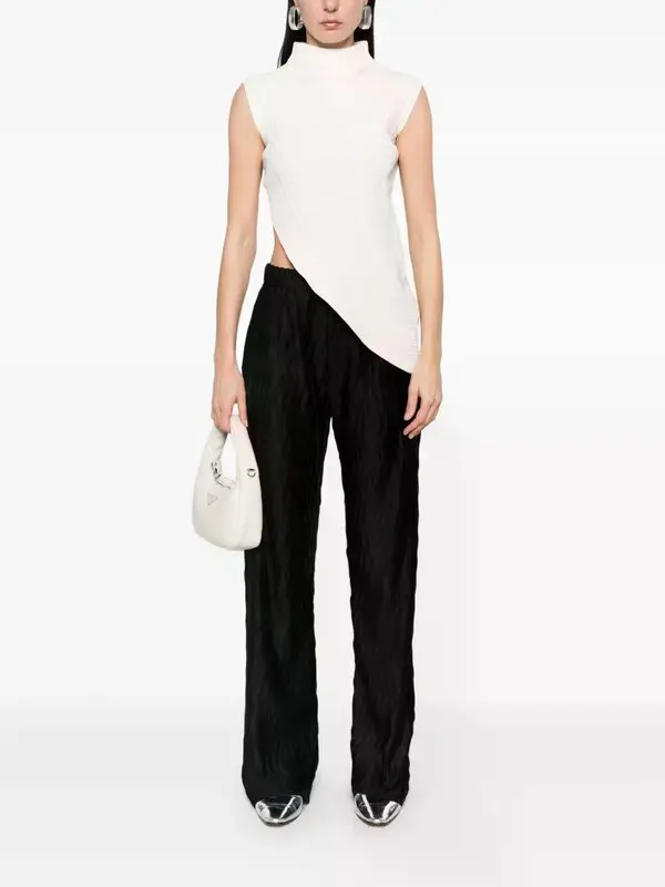 Herno Plissé Tapered Trousers