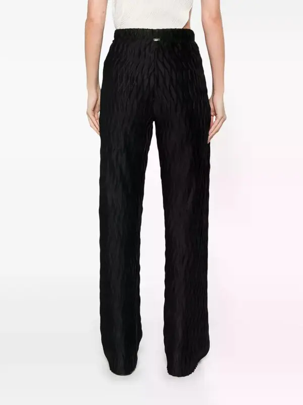 Herno Plissé Tapered Trousers