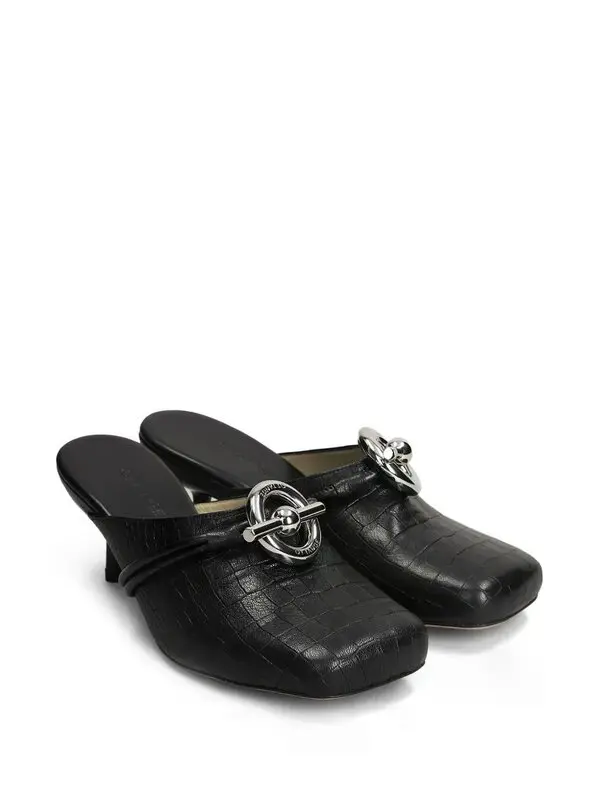 OTTANGE 75mm Leather Mules