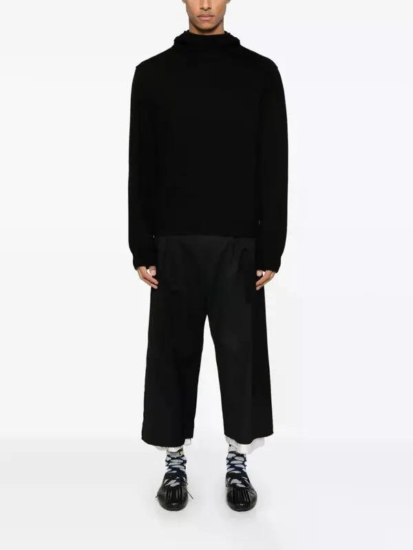 CHARLES JEFFREY Fluffy Ears Balaclava Sweater