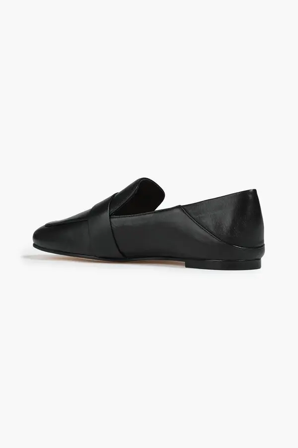 STUART WEITZMAN Wylie Embellished Leather Loafers