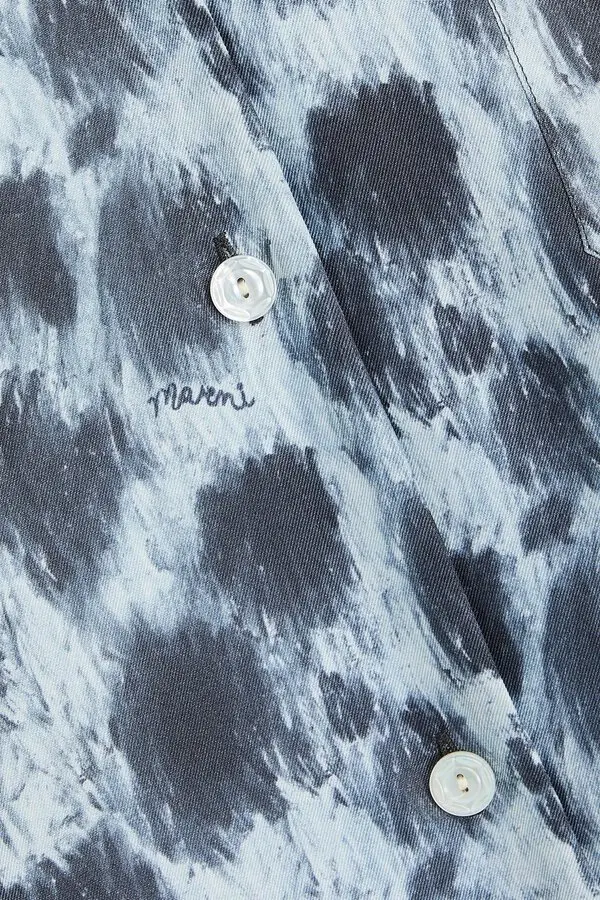 Marni Printed Silk-twill Shirt