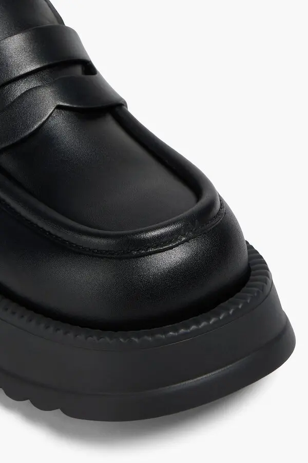 Marni Leather Platform Loafers