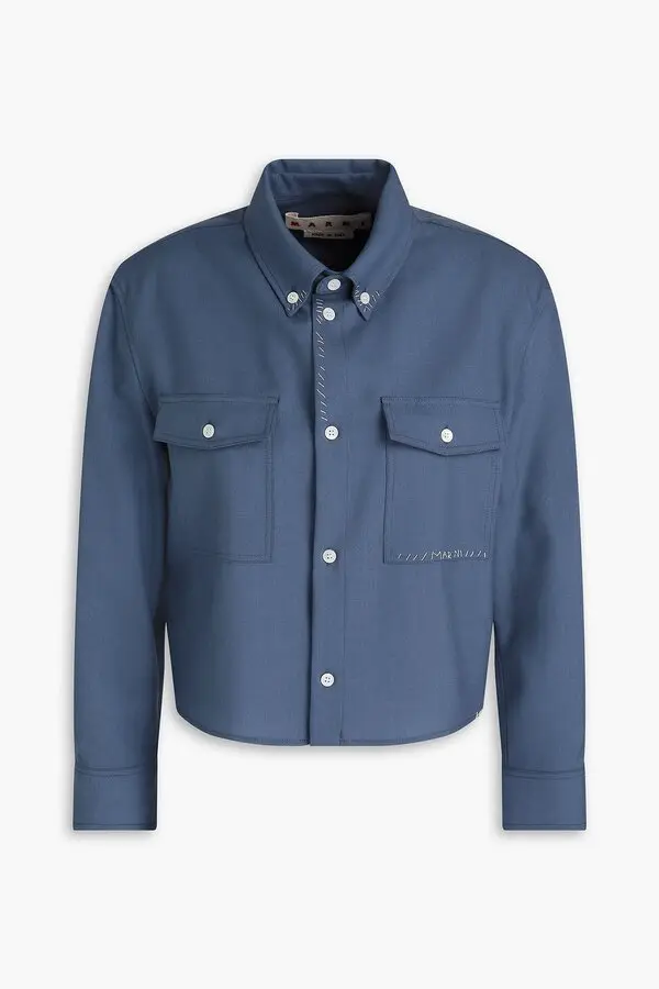 Marni Embroidered Wool Shirt