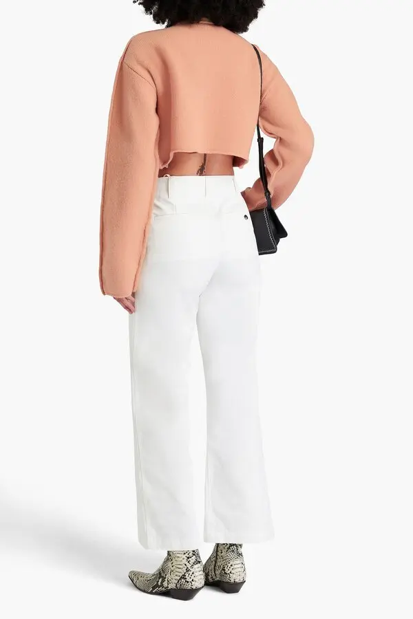 Marni Cropped Wool Cardigan