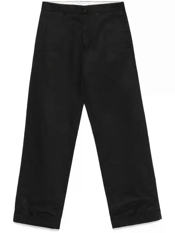 SOCIETE ANONYME Cotton Trousers - Black