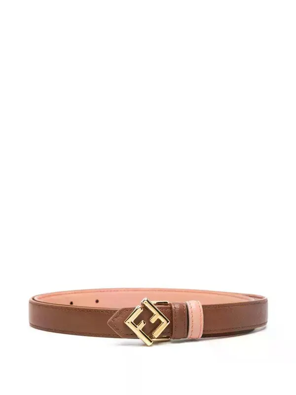 Fendi Ff Diamonds Belt - Brown