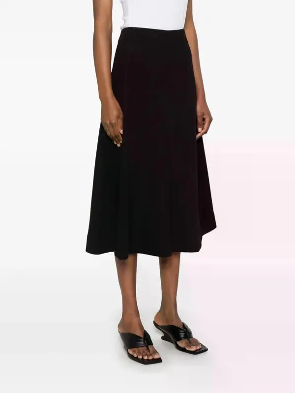 JIL SANDER Flared Midi Skirt