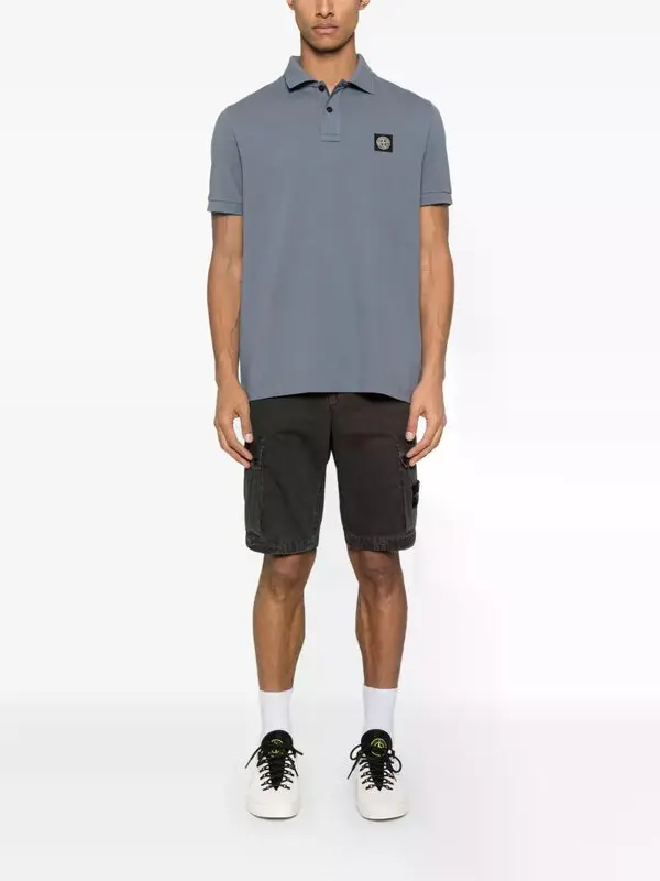 Stone Island Compass-badge Shorts - Black
