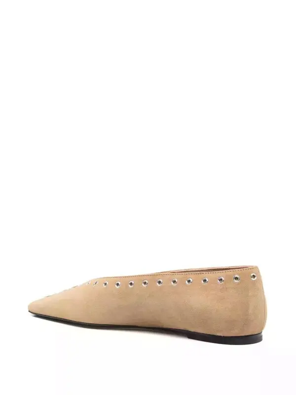 TOTEME Suede Ballet Flats