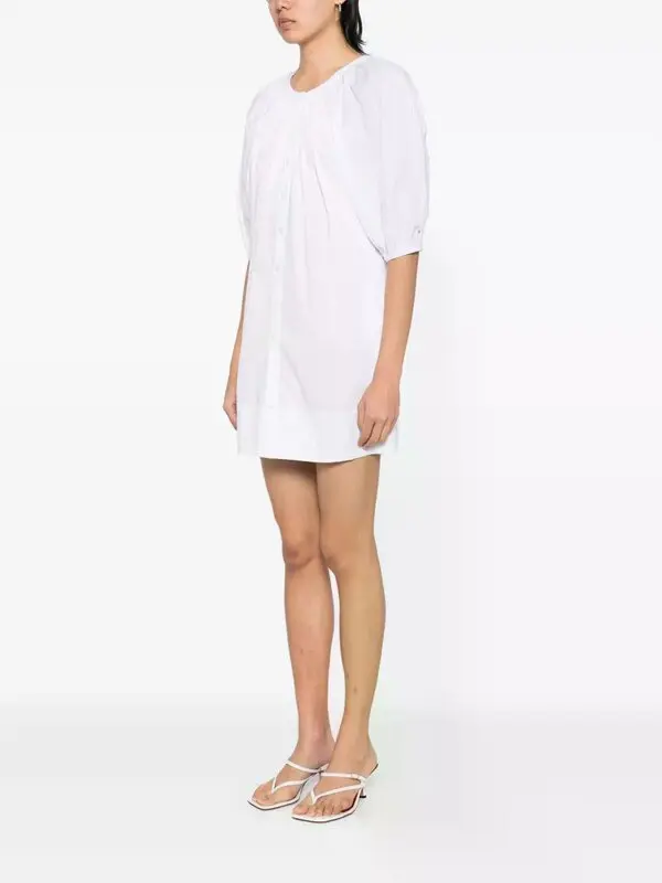 Staud Vincent Shirt Dress - White