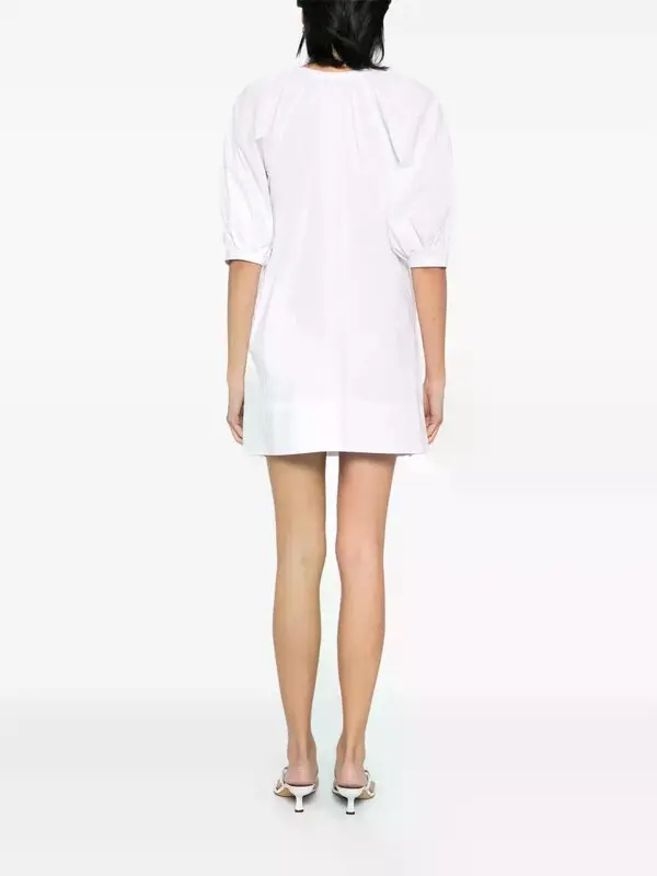 Staud Vincent Shirt Dress - White