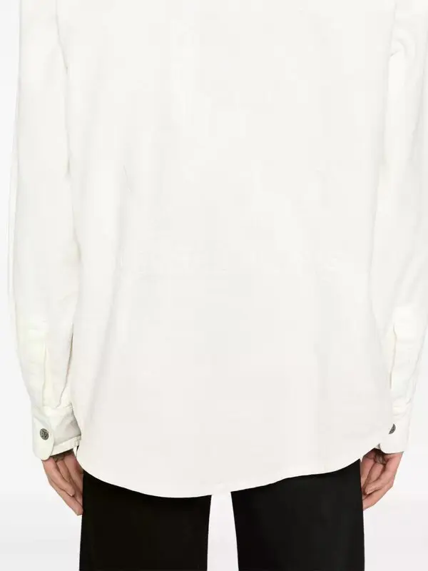 Palm Angels Cotton Overshirt - Neutrals