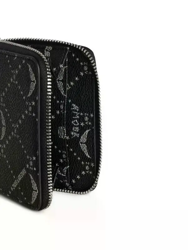 Zadig&Voltaire Monogram-pattern Wallet - Black