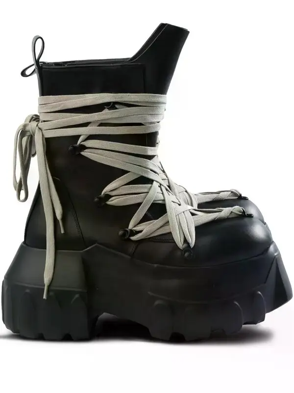 Rick Owens Hollywood Mega Tractor Boots